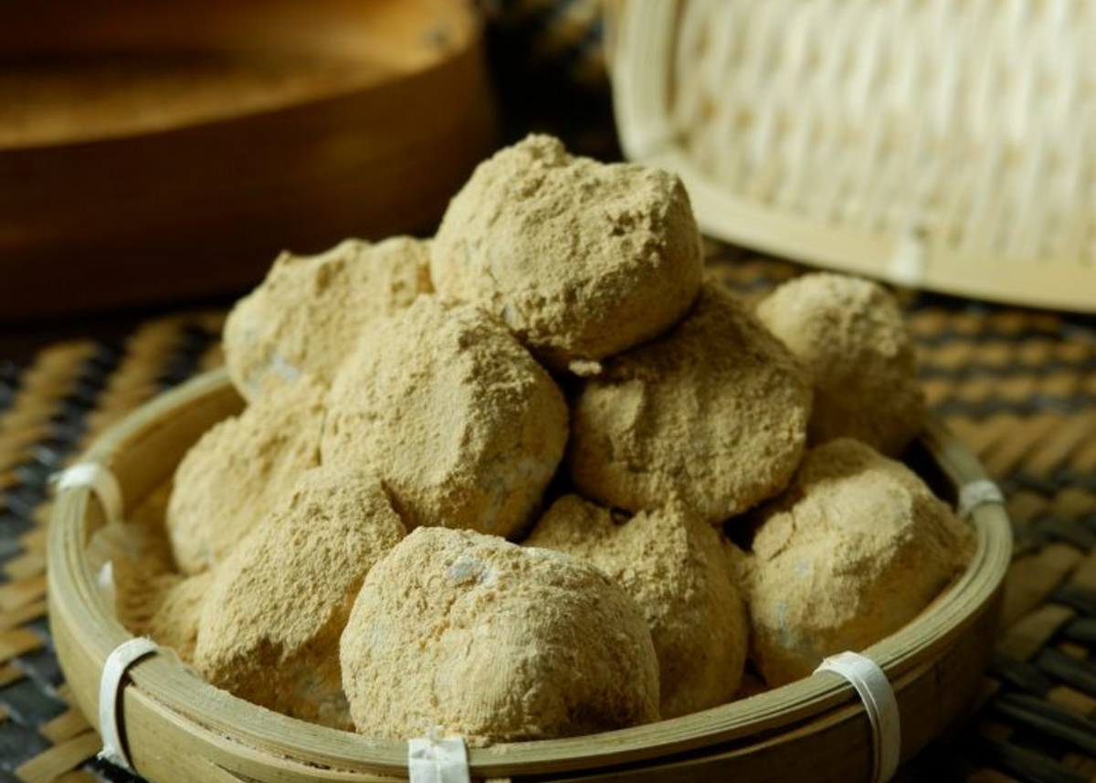 Kuih Tepung Gomak – Cap Bunga Rose